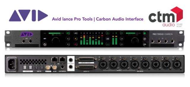 Avid innove et propose une nouvelle interface Pro Tools | Carbon®